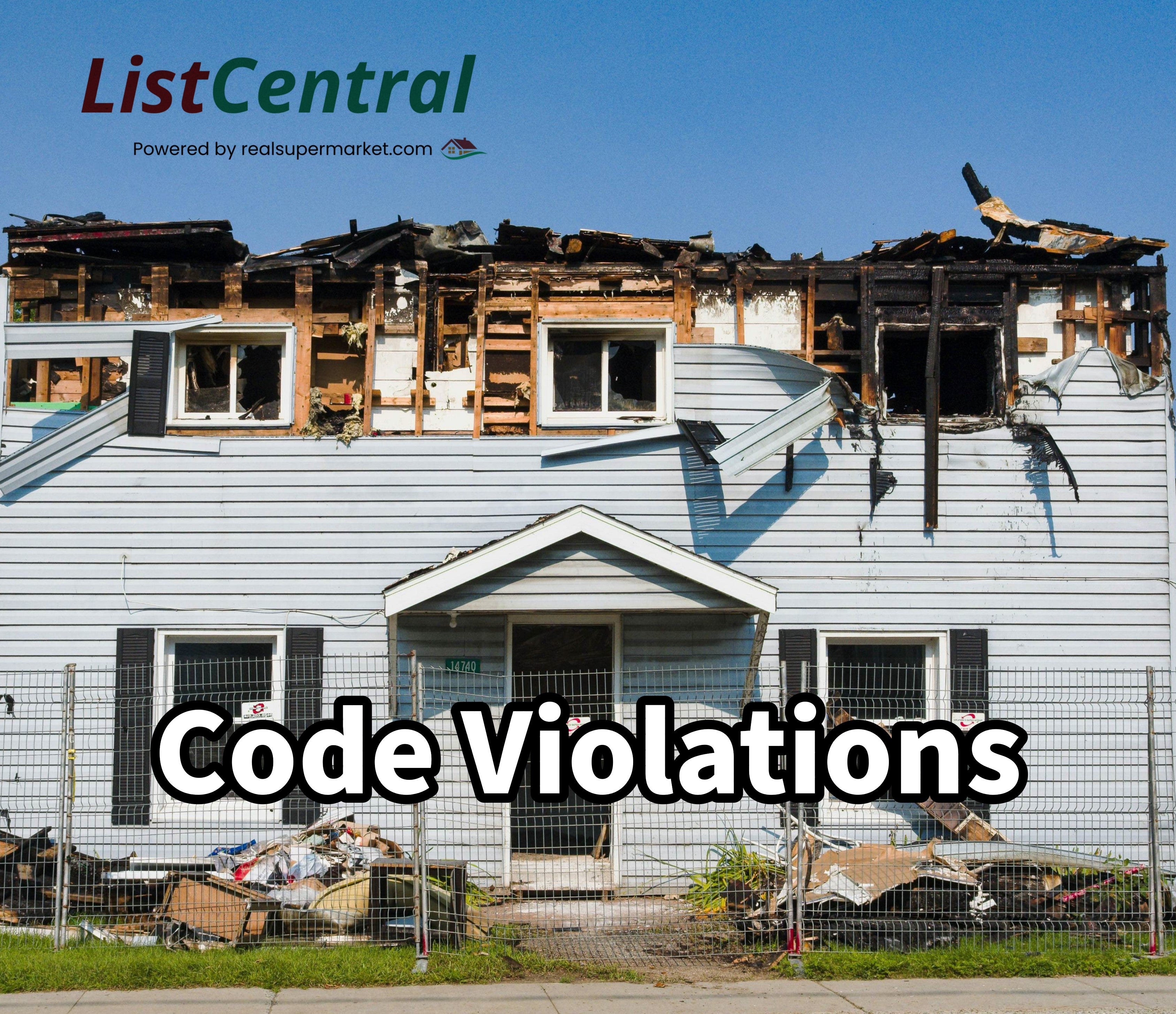 Code Violations – ListCentral