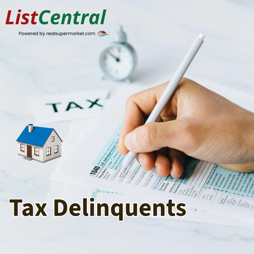 Sample Data format - Tax Delinquent List – ListCentral